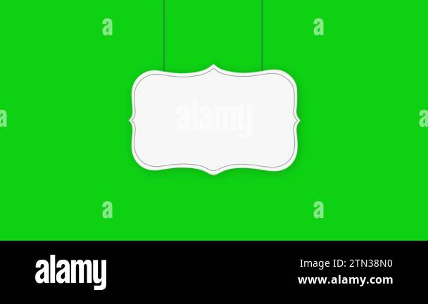 Your Text Frame on white background with alpha channel, luma matte ...