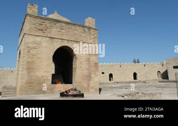 Baku, Azerbaijan - June 27, 2023: Captivating video of the iconic ...