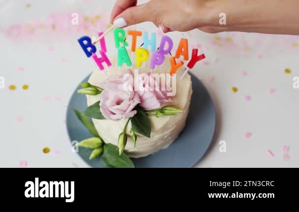 Fire happy birthday text in Stock Videos & Footage - HD and 4K Video ...