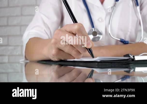 Hospital nurse making notes Stock Videos & Footage - HD and 4K Video ...