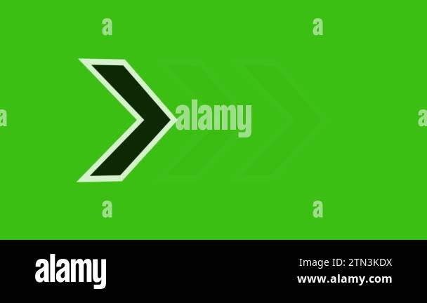 Animated arrows for the overlay video layer. swipe up animation Stock ...