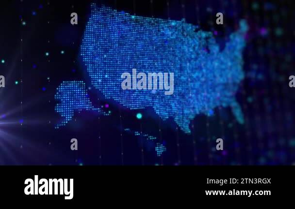 Digital map of usa Stock Videos & Footage - HD and 4K Video Clips - Alamy