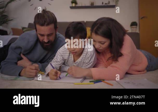 Family with single child Stock Videos & Footage - HD and 4K Video Clips ...