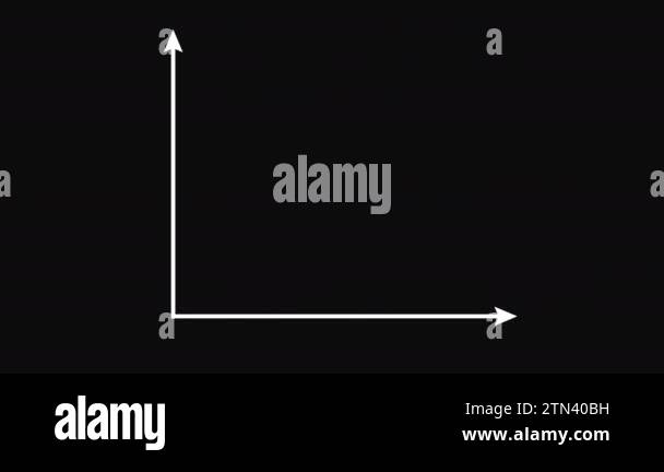 Creative stock exchange graph animation in high resolution. Line graph ...