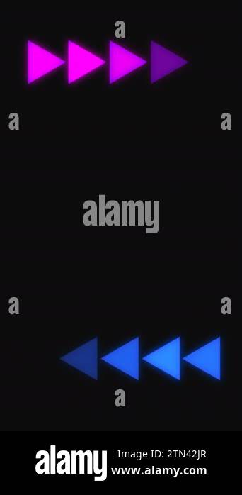 Vertical arrow on off-loop animation in high resolution. Animated ...