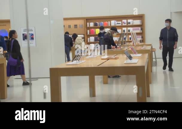 Apple Store at Taipei 101 Building, Taipei, Taiwan 2 Stock Video ...