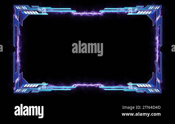 Blue Modern Twitch Overlay Stream Overlay Hd Screen Savers. Graphic ...