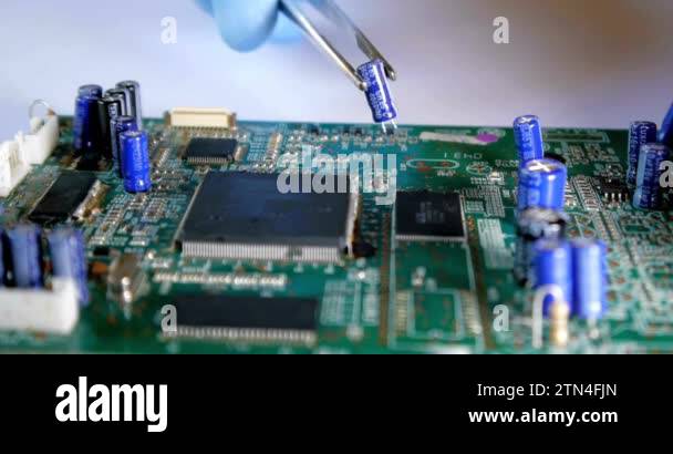 Pcb board resistor Stock Videos & Footage - HD and 4K Video Clips - Alamy