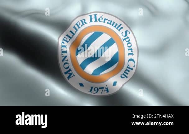 montpellier-hsc Flag video waving in wind. montpellier-hsc Flag Wave ...