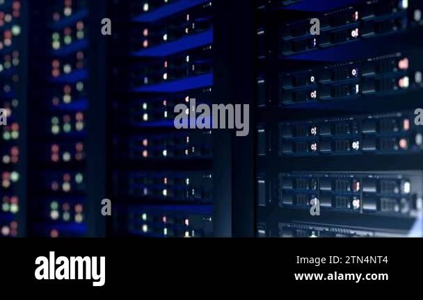 animation server light beep in room data visual connection racks with ... animation server light beep in room data visual connection racks with ...