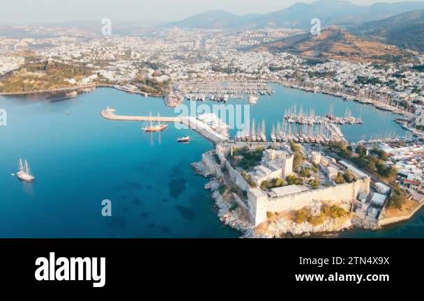 Bodrum castle in bodrum town Stock Videos & Footage - HD and 4K Video ...