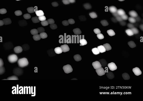4k square digital technology background animation. abstract digital ...