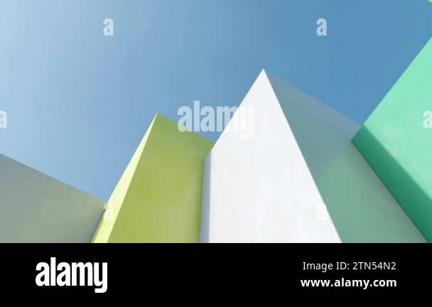 Abstract blue architecture background Stock Videos & Footage - HD and ...