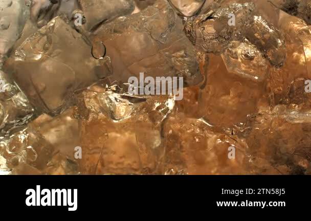 Immersive 4k Slo-motion footage of the summer drink delight. Chilled ...
