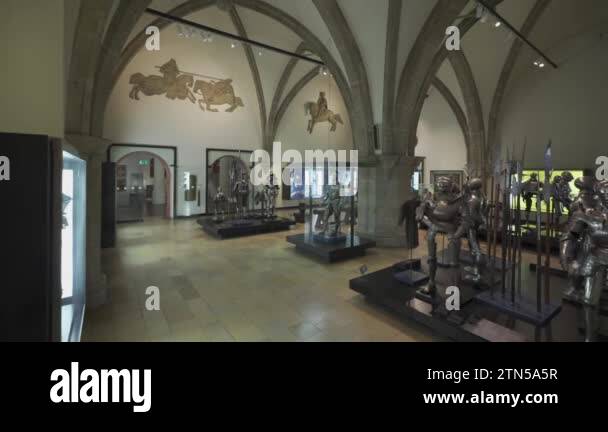 Bayerisches Nationalmuseum In Munich, Bavaria, Germany January 10, 2023. Interior Bavarian ...