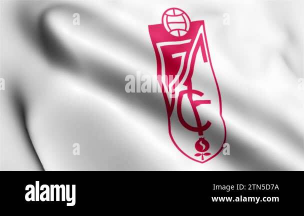 Granada CF Flag video waving in wind. Granada CF Flag Wave Loop waving ...