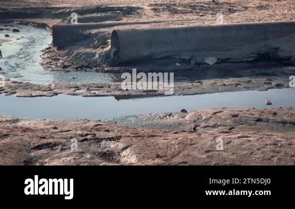 Discharge of waste from industrial enterprises, environmental pollution ...