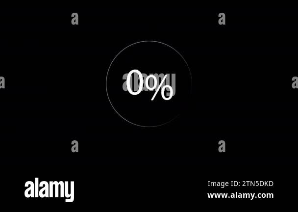 loading 80 percent line progress loop Animation video transparent ...