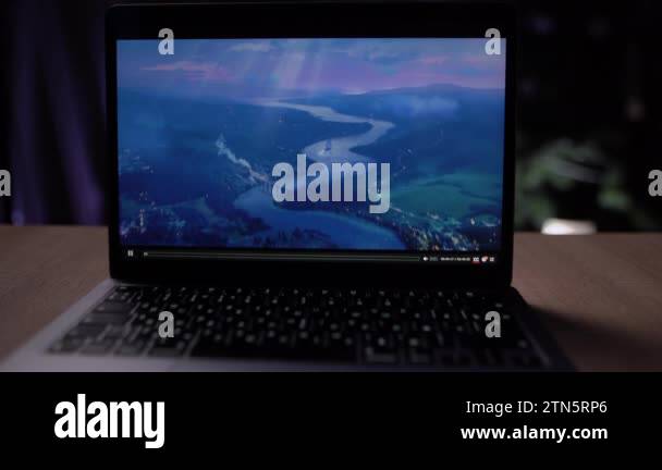 Odessa, Ukraine - May 27, 2023: Laptop computer displaying logo of Walt Disney Company for ...