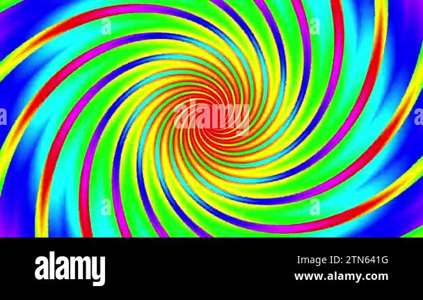 Endless spinning futuristic Spiral. Seamless looping footage 4k ...