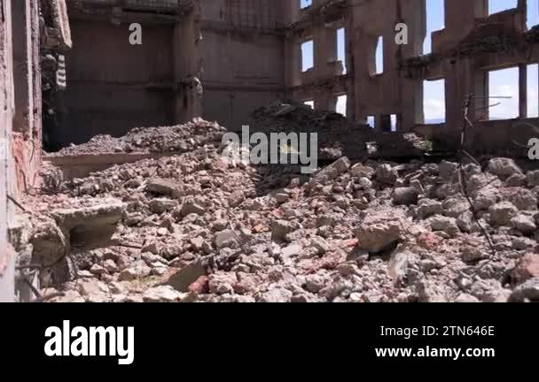 Concrete construction ruined building Stock Videos & Footage - HD and ...