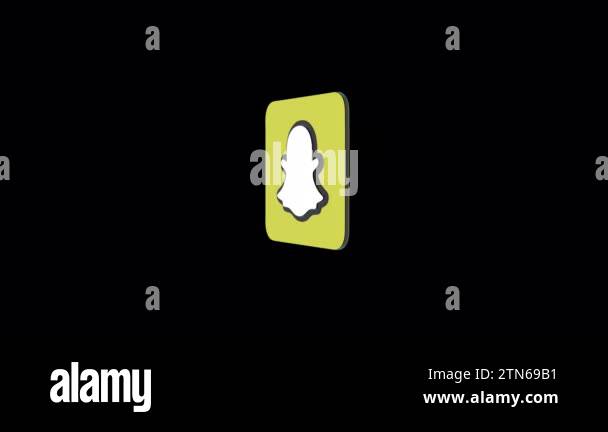 Create a Buzz with Creative 3D Snapchat Logo Animation for Social Media ...