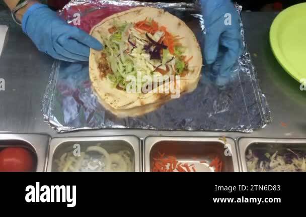 Doner roll Stock Videos & Footage - HD and 4K Video Clips - Alamy