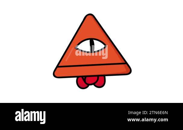 Triangle character Stock Videos & Footage - HD and 4K Video Clips - Alamy
