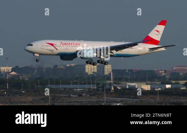 BANGKOK, THAILAND - JANUARY 19, 2023: Boeing 777, OE-LPB of Austrian ...