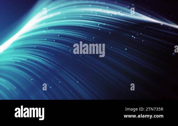 Digital Lines And Dots Streaming Background/ 4k animation of an ...