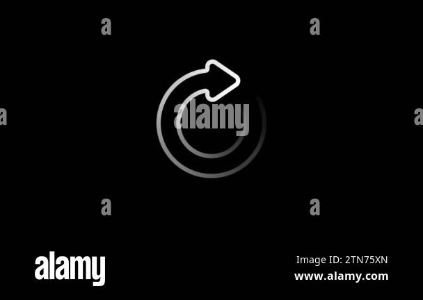 Art Illustration Loading Arrow Animation Graphic Design Looping Orbit ...