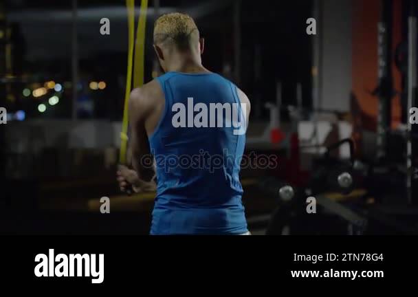 Back view portrait muscular man Stock Videos & Footage - HD and 4K ...