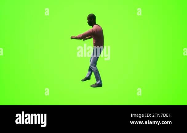 young black men Dancing with colleagues in the office, realistic 3D ...