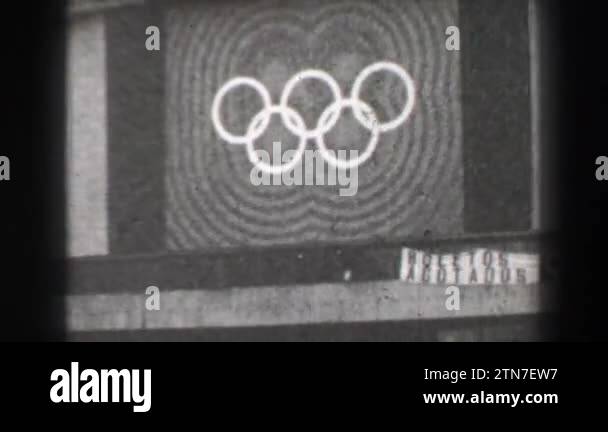 competition logo sign of Summer Olympic Games Stock Video Footage - Alamy