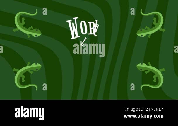 World Lizard Day with lizard animated background for lizard day Stock ...