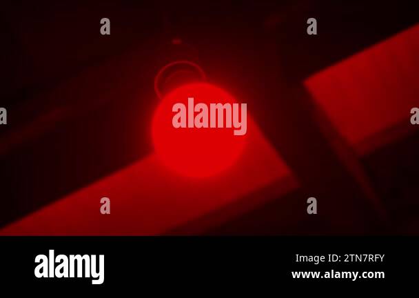 Photography Dark Room Red Light On Or Off Stock Video Footage - Alamy