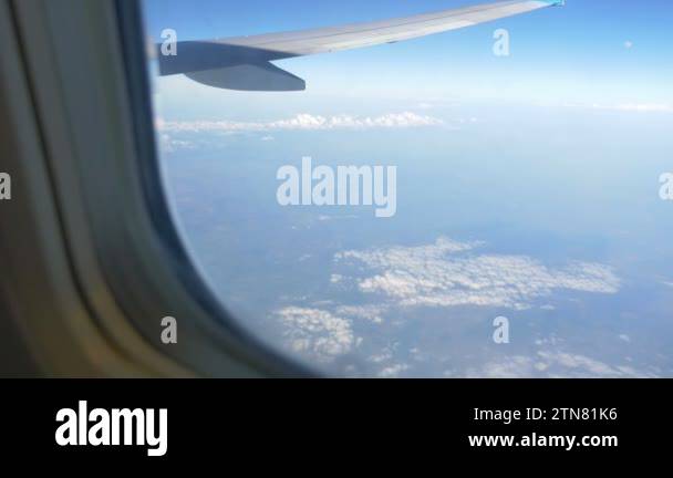 Video of airplane window in 4k Stock Video Footage - Alamy