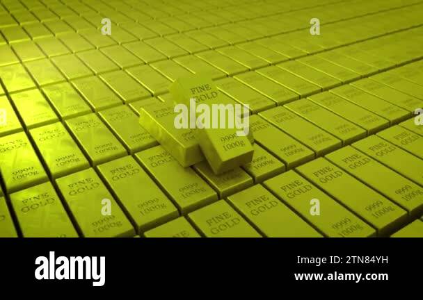 3d Gold bars in vault Bank Animated images for financial and wealth ...