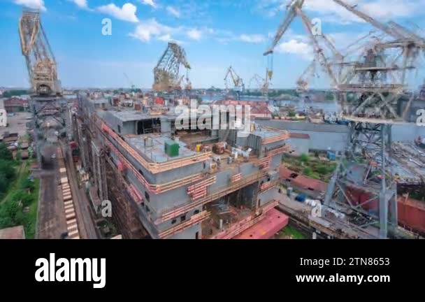 Ship construction in shipyard Stock Videos & Footage - HD and 4K Video ...