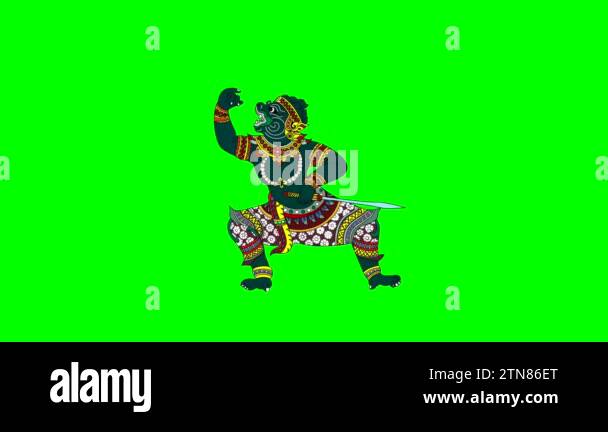 monkey character in Ramayana Story, Ramayana Thai, Lord Hanuman, Rama ...