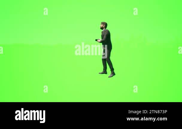 male reporter taking pictures of models on the street, realistic 3D ...