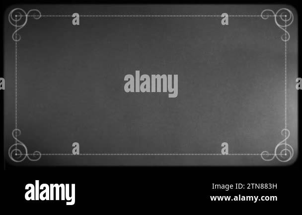 The effect of retro film with damage and scratches. Retro background. A ...