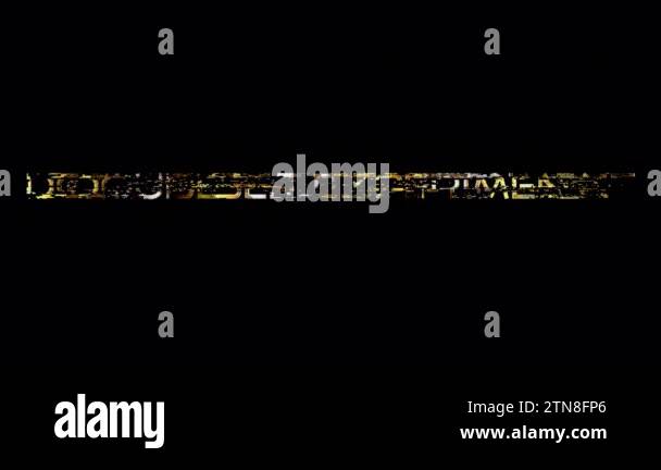 Loop DOUBLE-SLIT EXPERIMENT gold glitch text effect illustration on ...