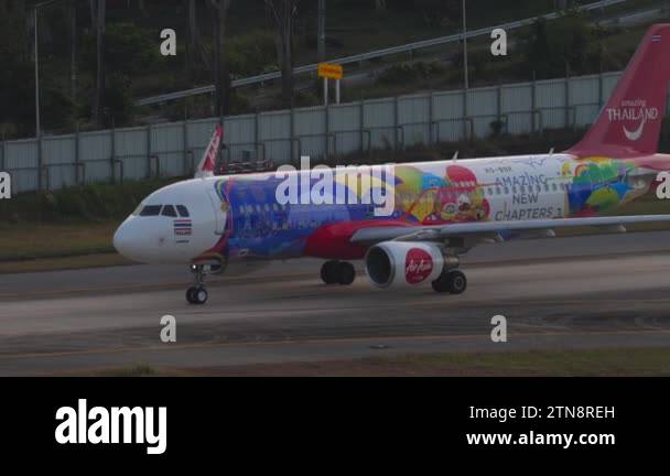 PHUKET, THAILAND - FEBRUARY 11, 2023: Jet plane Airbus A320, HS-BBR of ...
