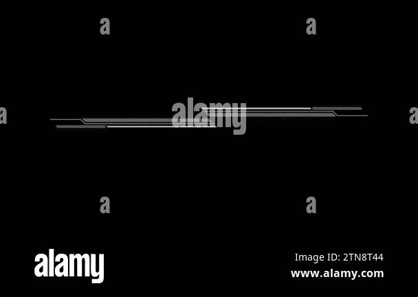 White HUD element User interface on isolated black background. Target ...