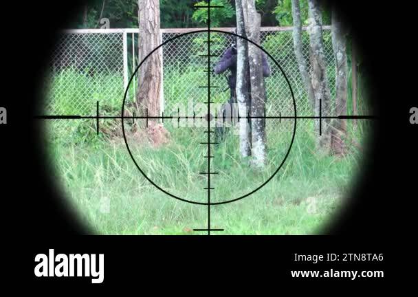 Special police was being assassinated and shot dead through the lens of ...