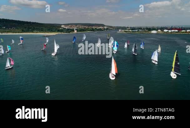 Sailing yacht boats regatta Stock Videos & Footage - HD and 4K Video ...