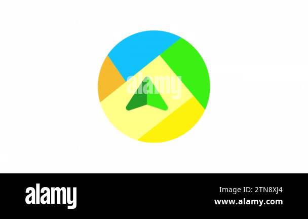 Navigator, Location and Map animated icon on transparent background ...