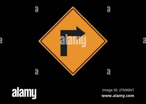 Traffic Signs Animated Vol.1 Stock Video Footage - Alamy