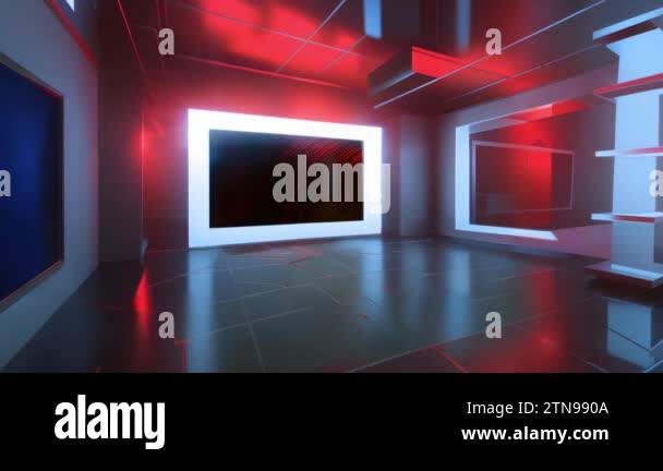 Immersive TV Studio Experience: Captivating Virtual Set for Engaging ...
